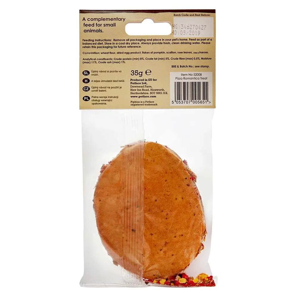 Pipkins Pizza Romantica Treat – Upmarket Pets Melbourne