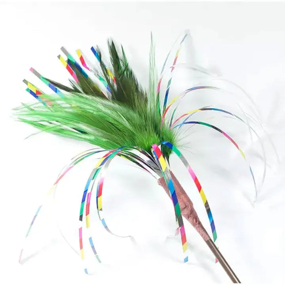 Go Cat Long Sparkling Kitty Duster Cat Toy – Upmarket Pets Melbourne