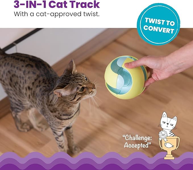 Buy Interactive Cat Toys | Catstages Twist a Ball Track – Upmarket Pets ...