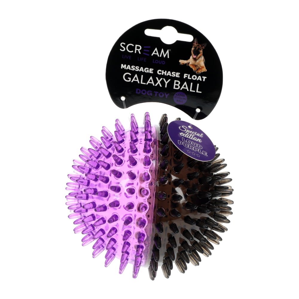 Scream - Galaxy Ball Loud Purple/Black – Upmarket Pets Melbourne