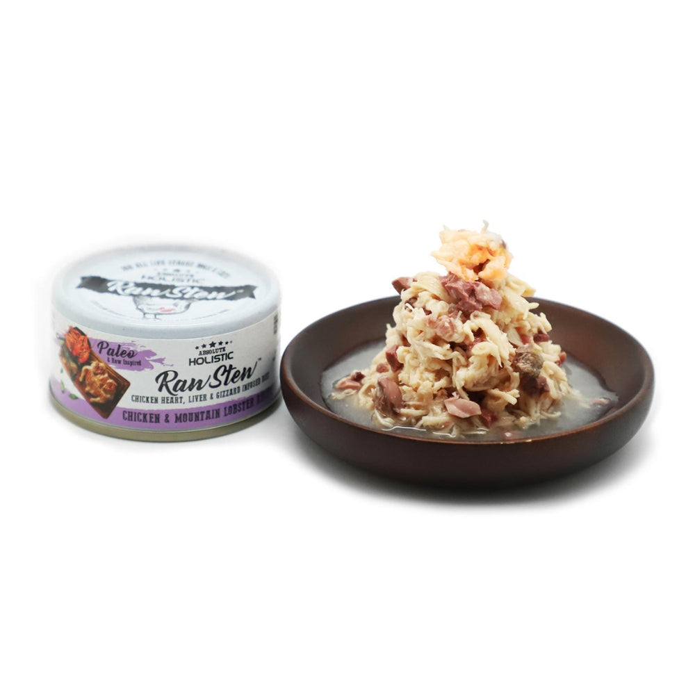 Absolute Holistic Raw Stew Cat Chicken And Mountain Lobster Wet Food ...