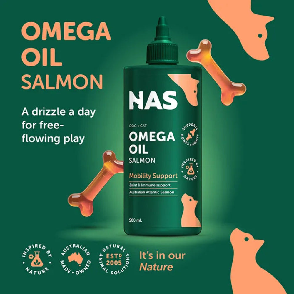 Natural Animal Solutions Omega Oil Salmon – Upmarket Pets Melbourne