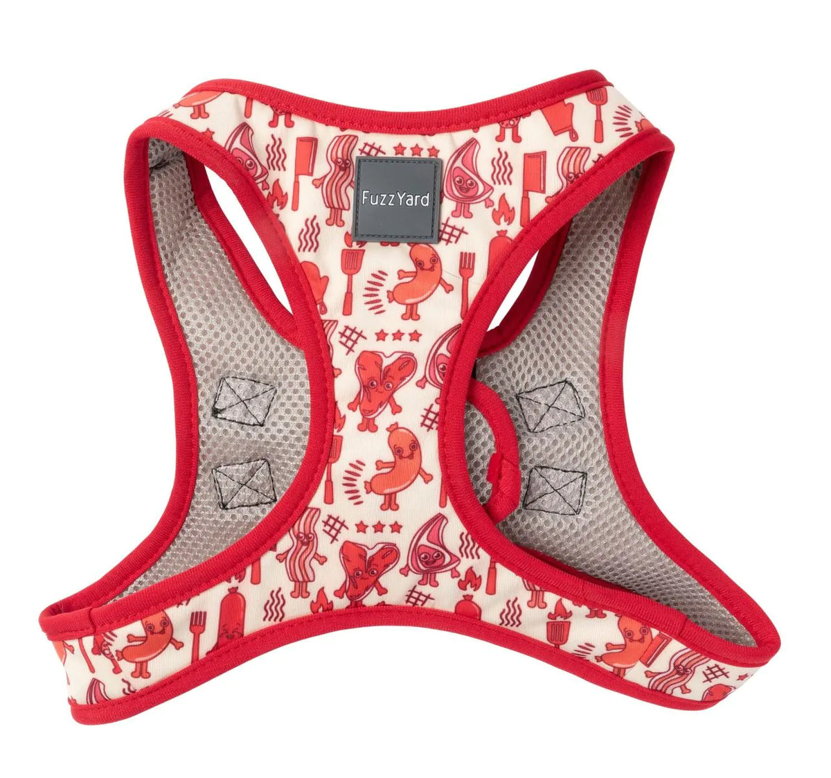 FuzzYard Step In Harness - Meat Heads – Upmarket Pets Melbourne