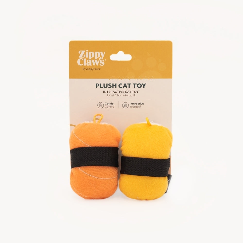 Zippy Claws Plush Cat Toy - NomNomz - Sushi – Upmarket Pets Melbourne