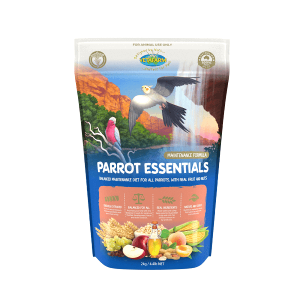 Vetafarm Parrot Essentials – Upmarket Pets Melbourne