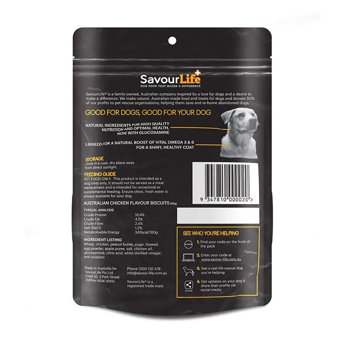 Savour Life Australian Chicken Flavour Biscuit – Upmarket Pets Melbourne