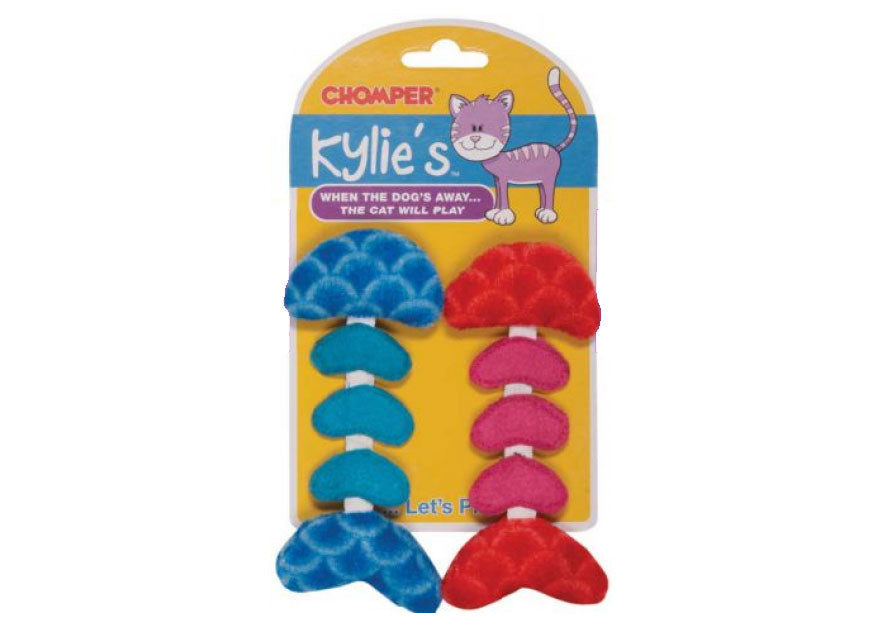 Chomper Kylies Fish Bone Twin Pack – Upmarket Pets Melbourne