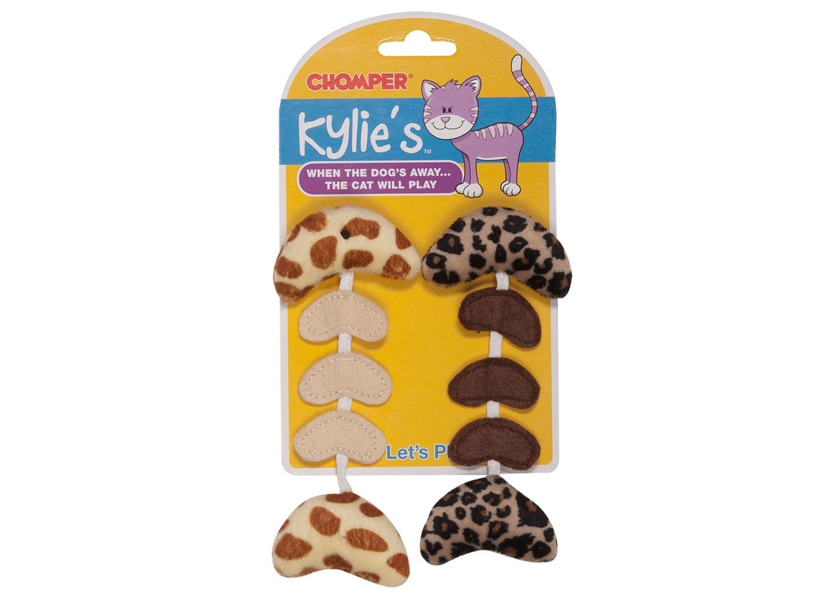 Chomper Kylies Safari Fish Bone Skeleton Twin Pack – Upmarket Pets ...