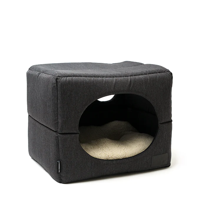La Doggie Vita - Water Resistant Dog Cube - Charcoal – Upmarket Pets ...
