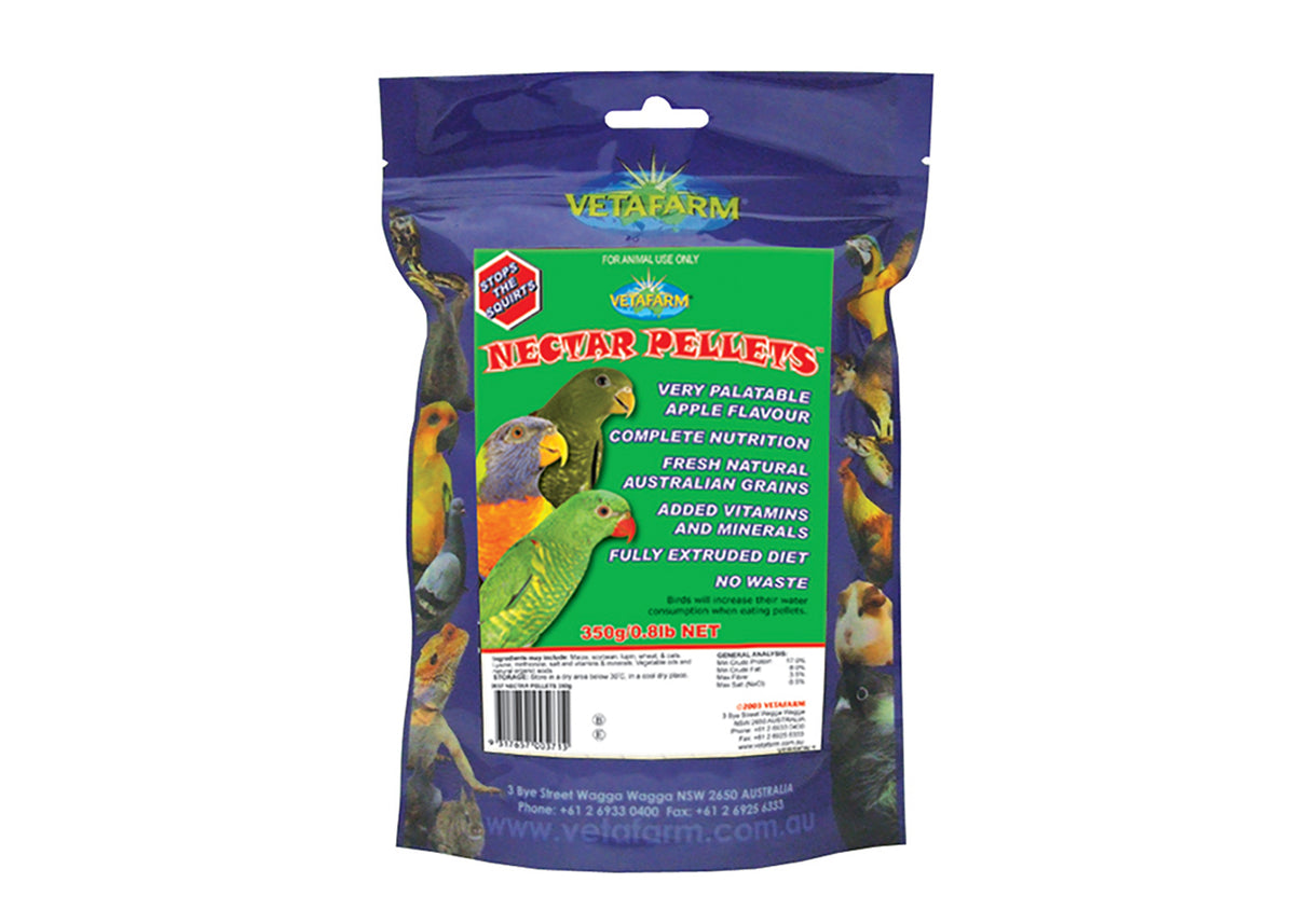 Vetafarm Nectar Pellets – Upmarket Pets Melbourne