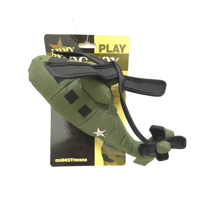 MyBestFriend Army Helicopter Dog Toy – Upmarket Pets Melbourne