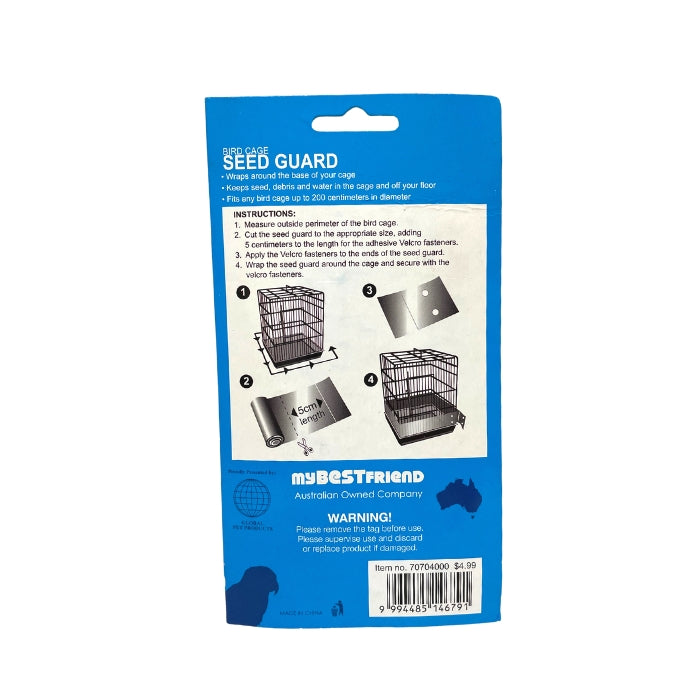My Best Friend - Bird Seed Guard – Upmarket Pets Melbourne