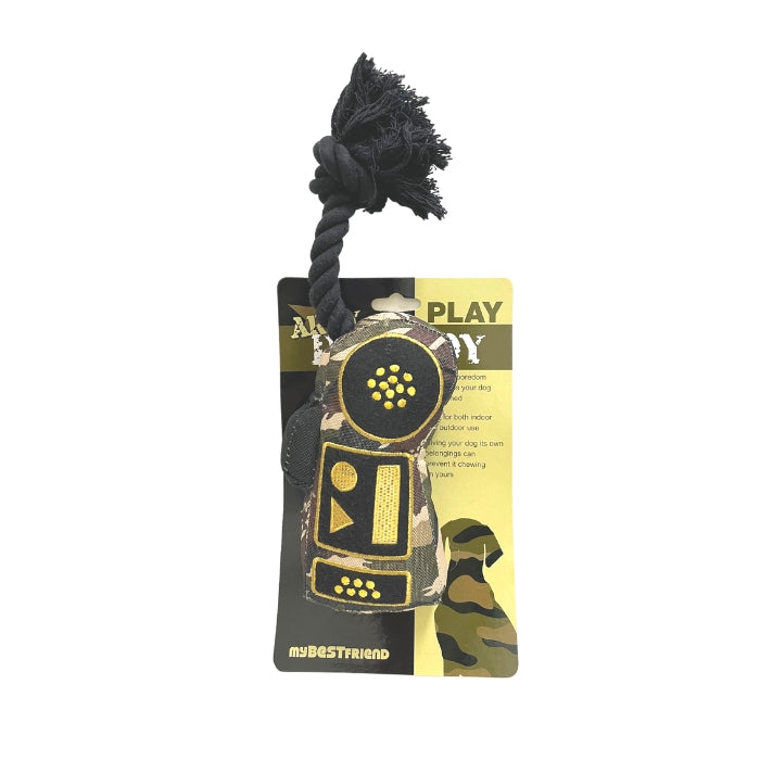 MyBestFriend Army Radio Dog Toy – Upmarket Pets Melbourne
